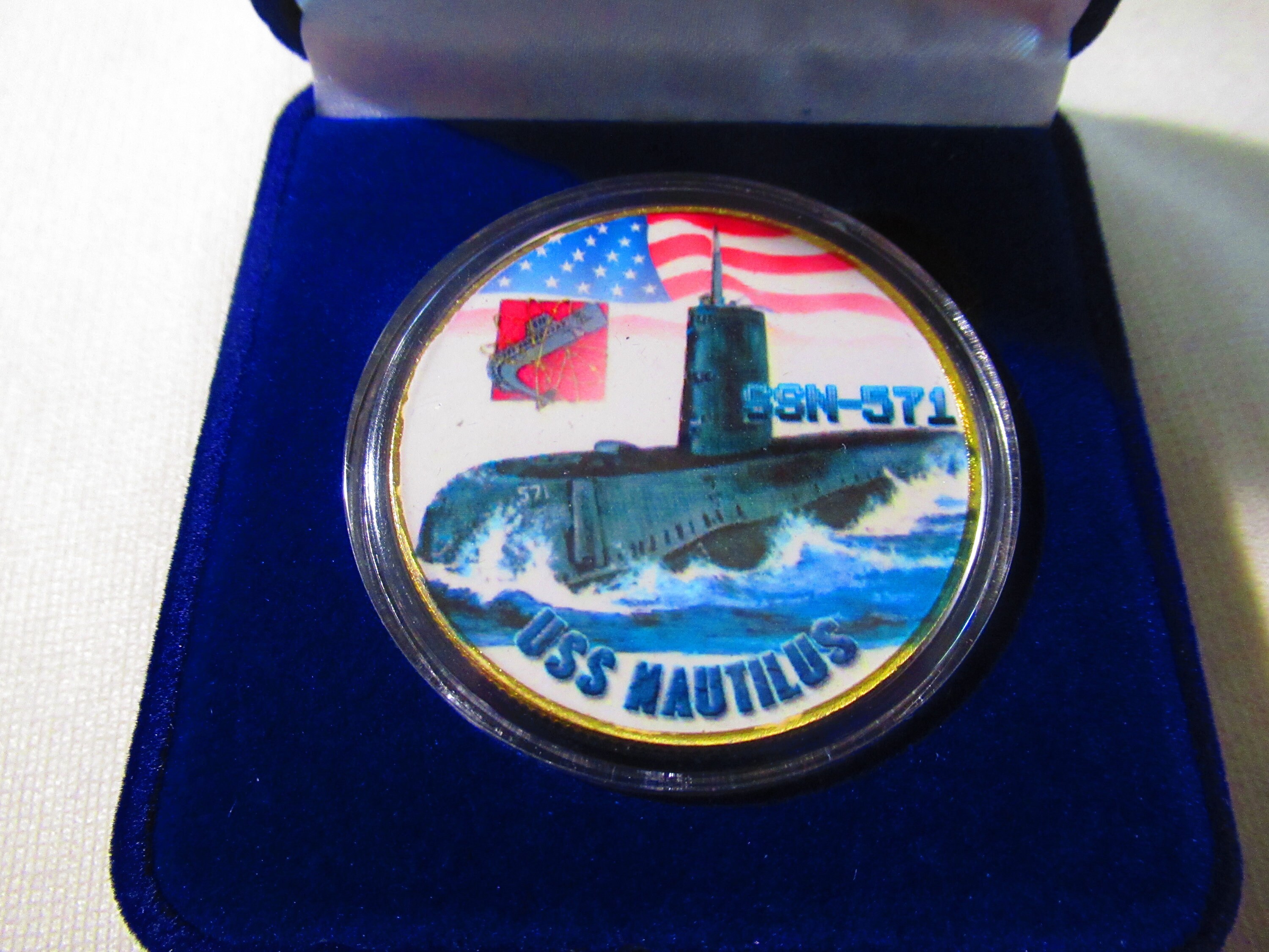U S Navy Submarine- USS NAUTILUS / SSN-571 Challenge Coin - Etsy Australia