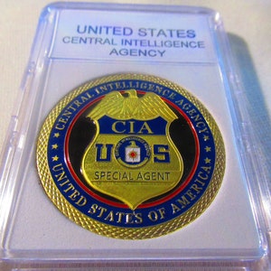 Central Intelligence Agency (CIA) Shield Challenge Coin - Etsy