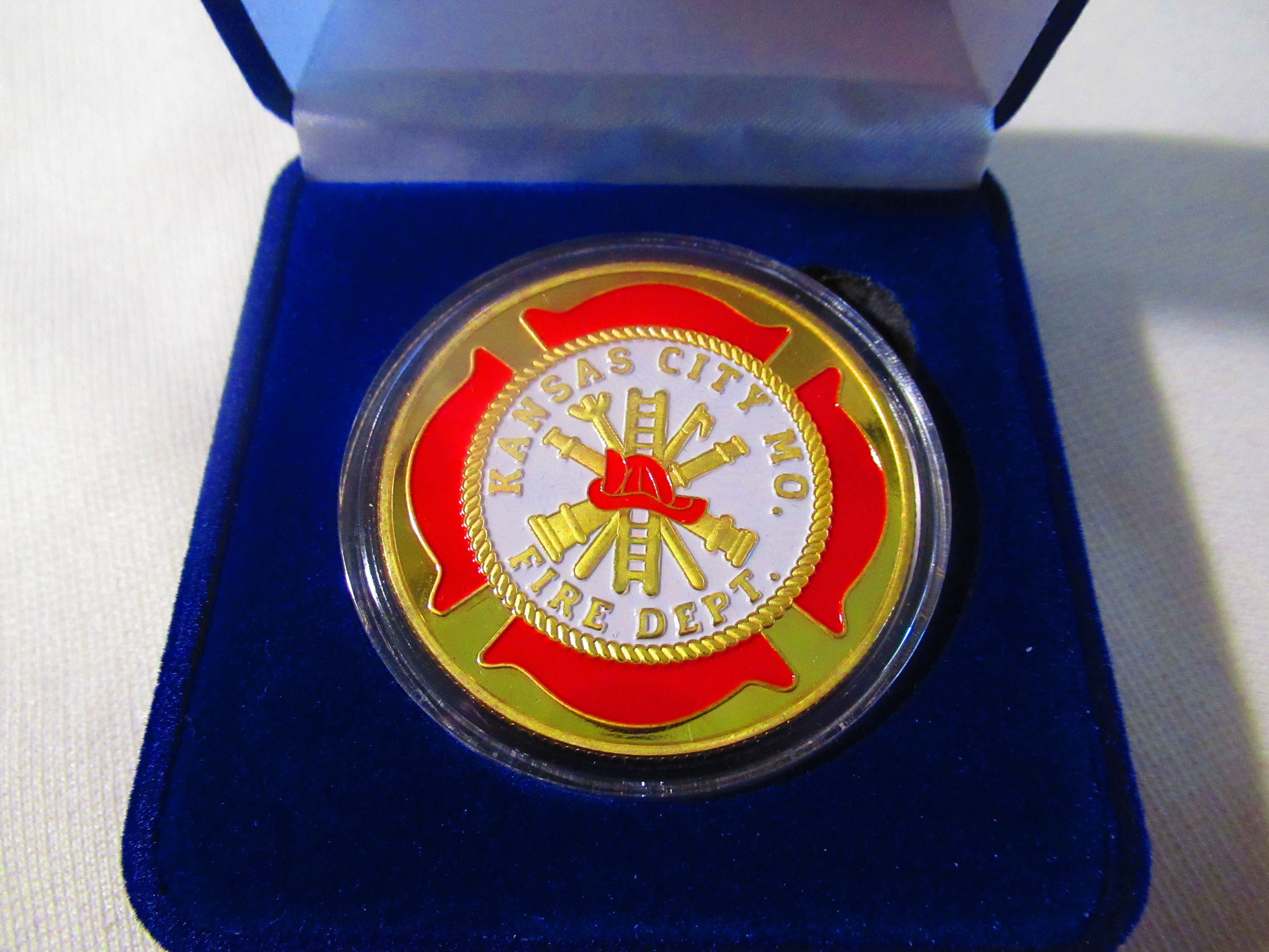 KANSAS CITY FIRE Dept. Challenge Coin - Etsy