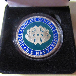 U S Navy (JAG) Judge Advocate General's Corps Challenge Coin - Etsy