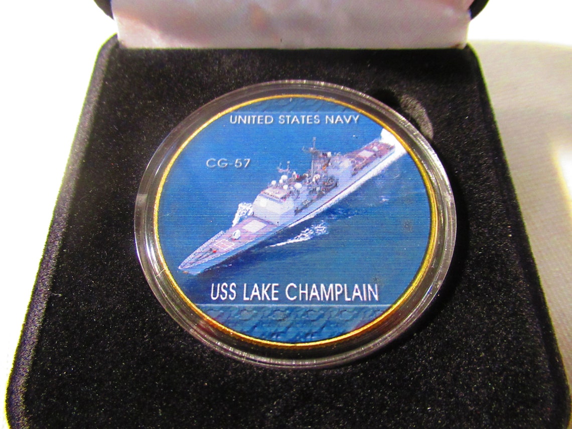 U S Navy - USS Lake Champlain / CG-57 Challenge Coin - Etsy