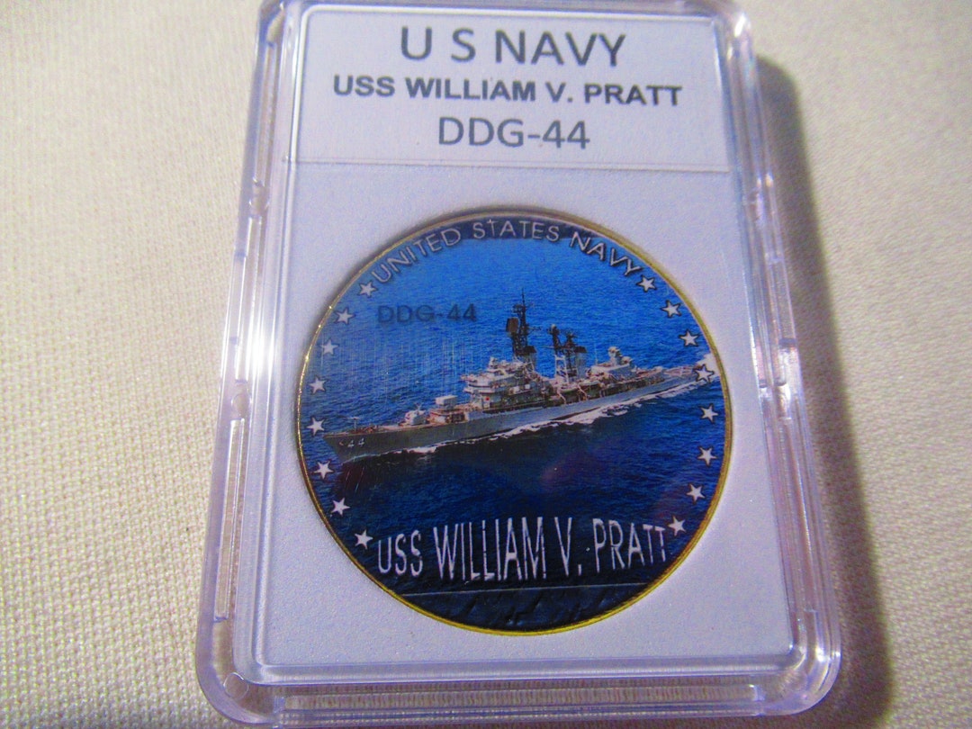 U S Navy - USS William V. Pratt (DDG-44) Challenge Coin - Etsy