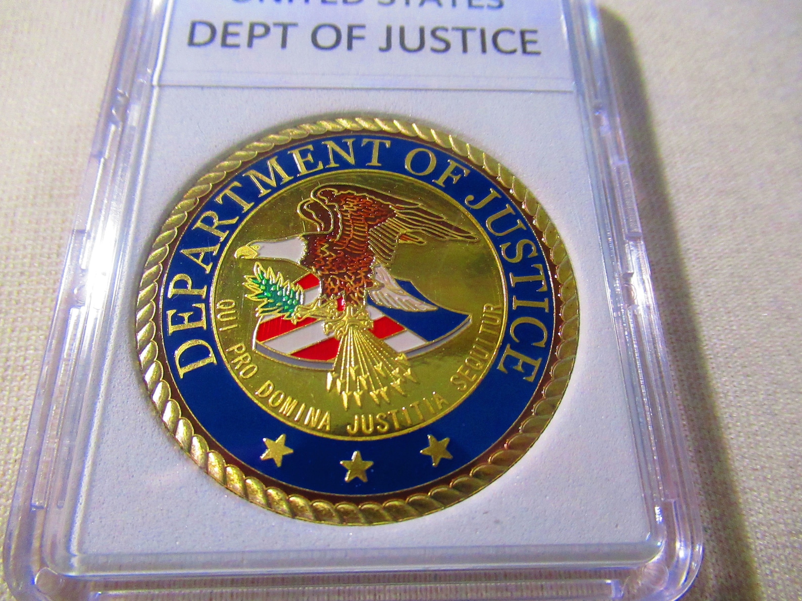 United States Department Of Justice Challenge Coin | Etsy