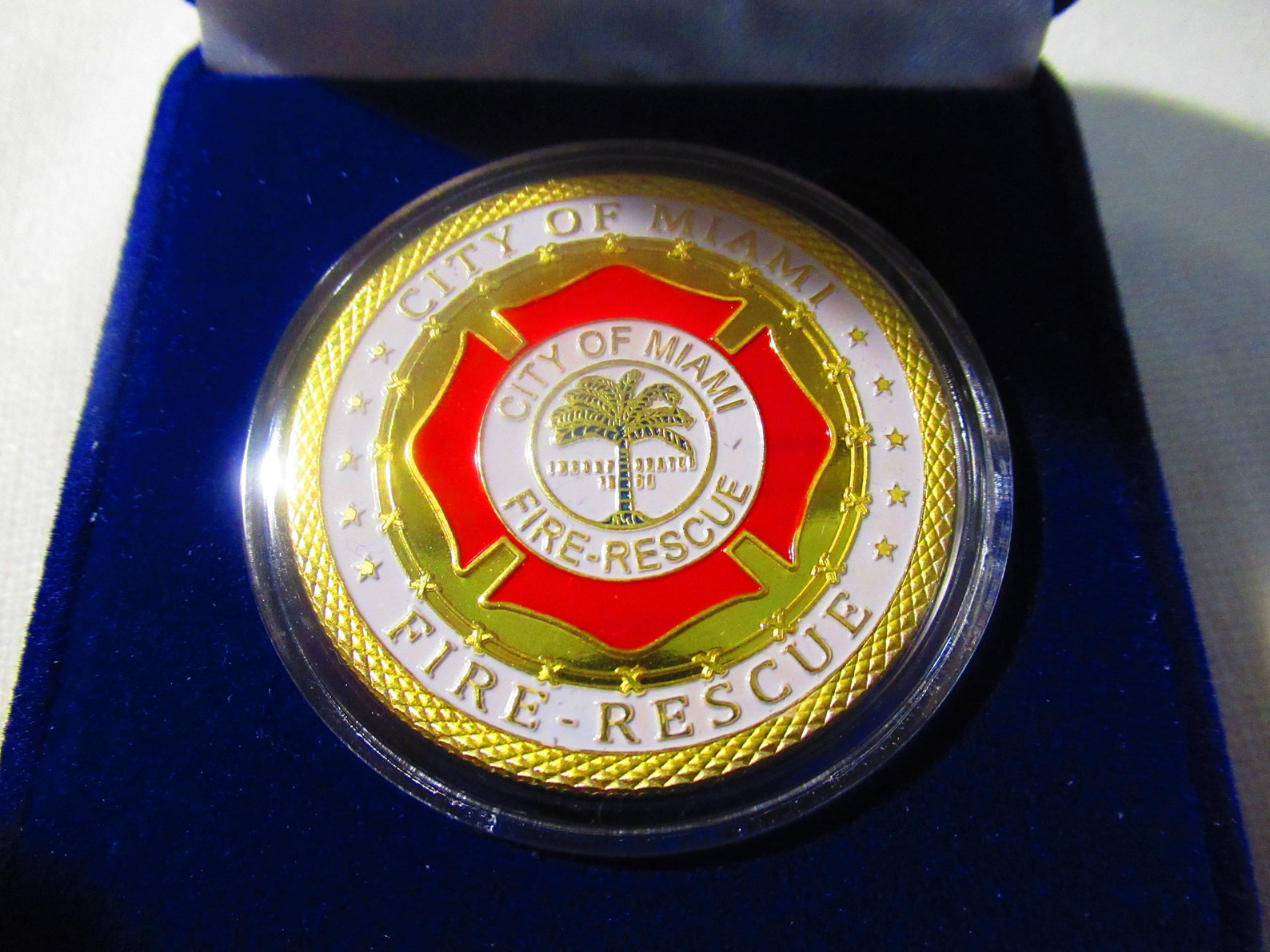 MIAMI FIRE RESCUE Challenge Coin - Etsy