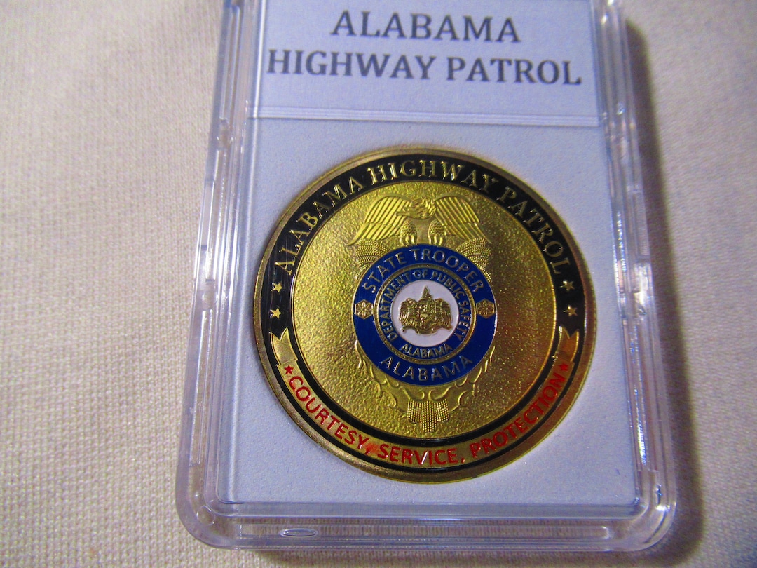 ALABAMA HIGHWAY PATROL Challenge Coin - Etsy