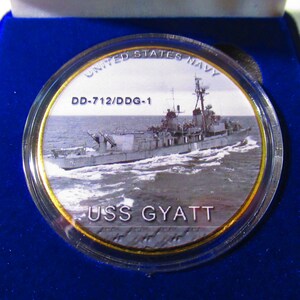 U S Navy - USS Gyatt DD-712/DDG-1 Challenge Coin - Etsy