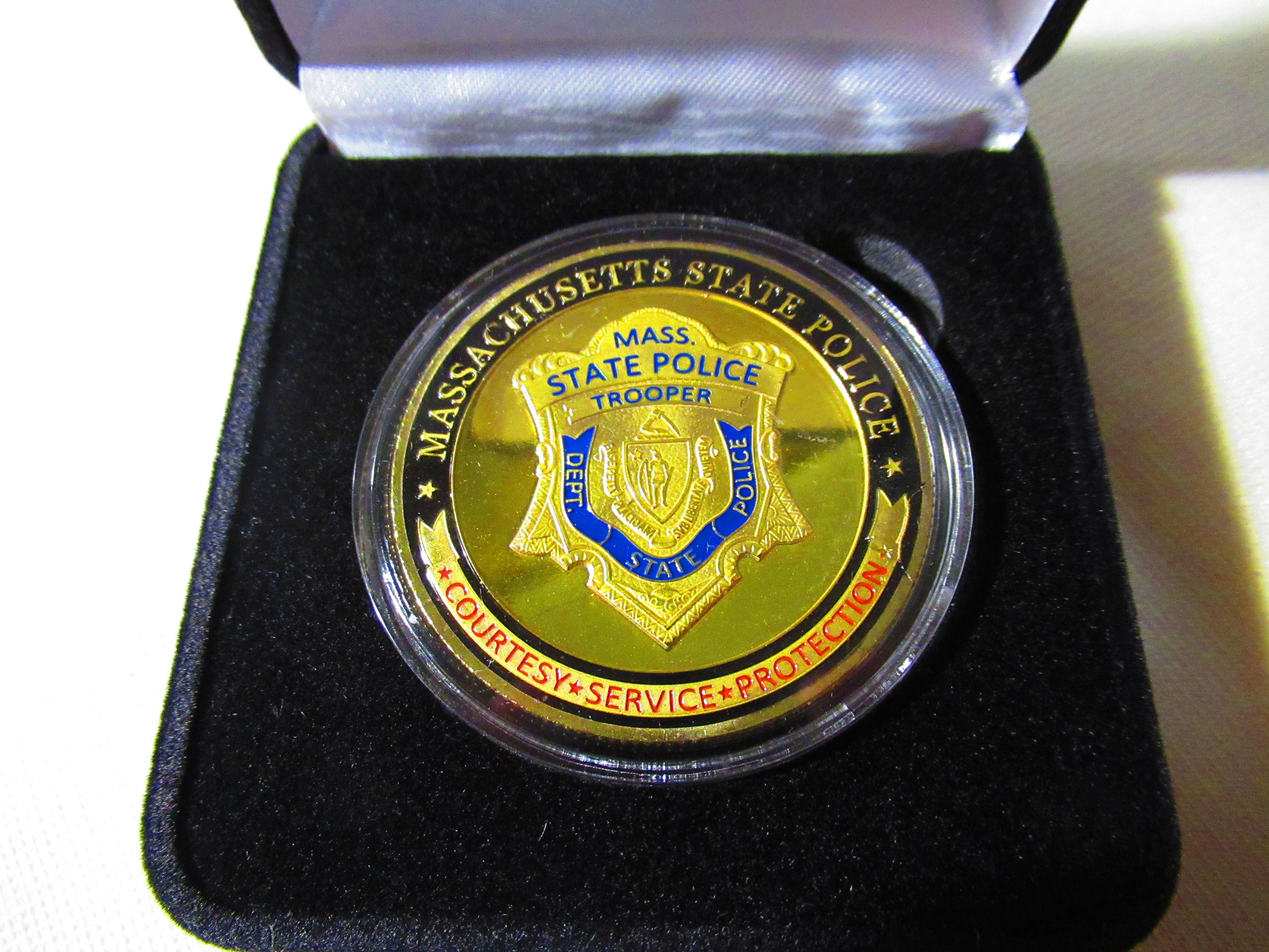 MASSACHUSETTS STATE POLICE Challenge Coin - Etsy