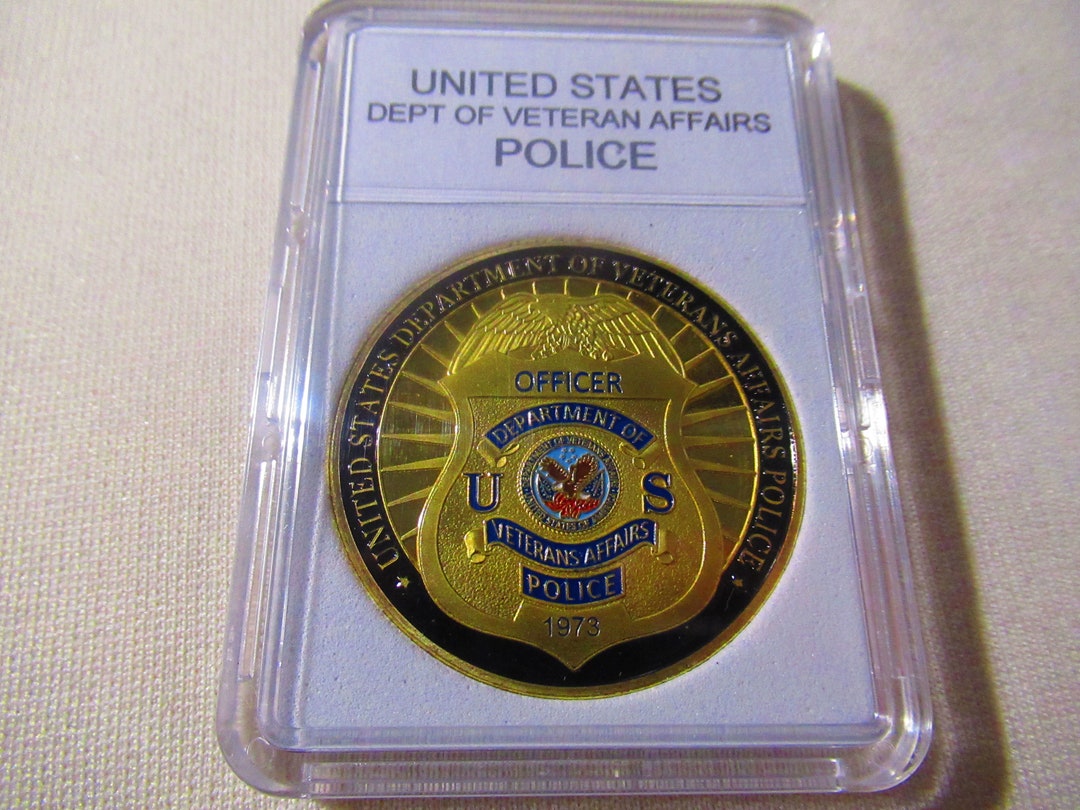 U S Dept of Veterans Affairs Police Challenge Coin - Etsy
