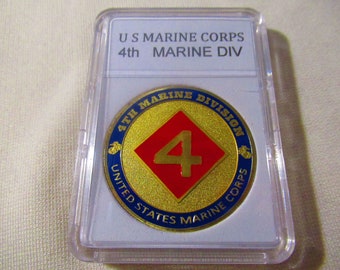 U.S. Marine Corps 2nd Marine Division Challenge Coin - Etsy
