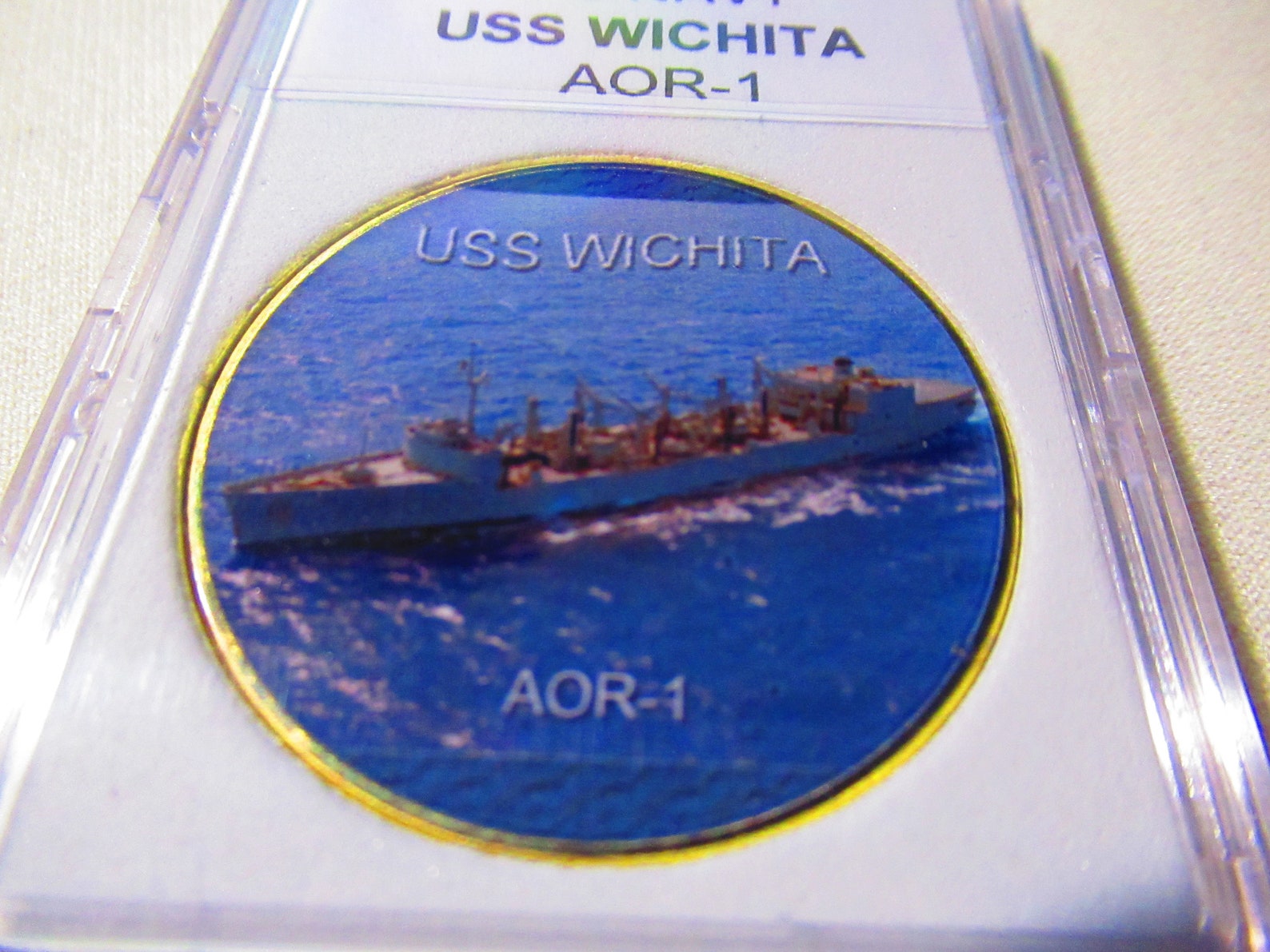 U S NAVY - USS Wichita (AOR-1) Challenge Coin - Etsy