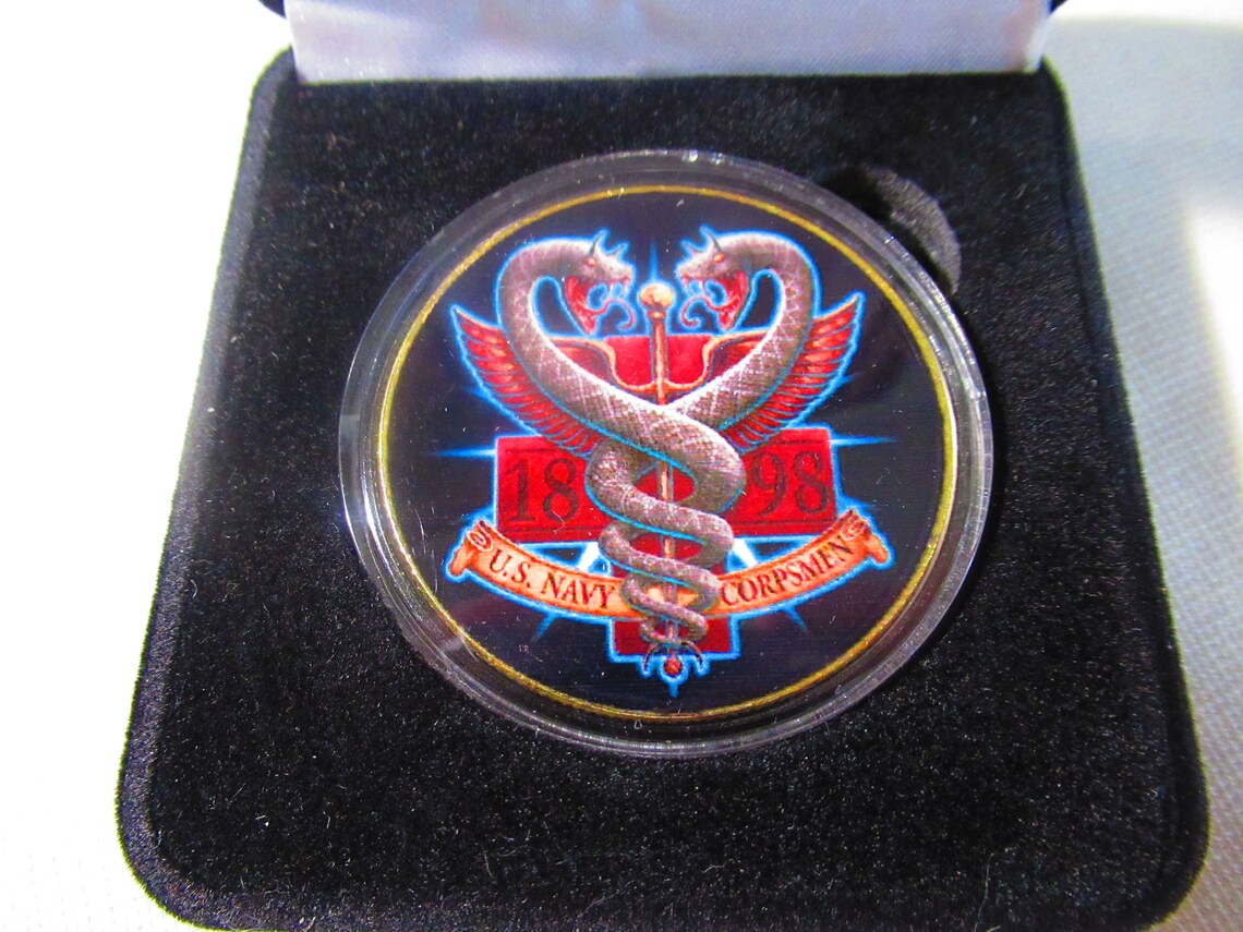 US NAVY CORPSMEN Challenge Coin | Etsy