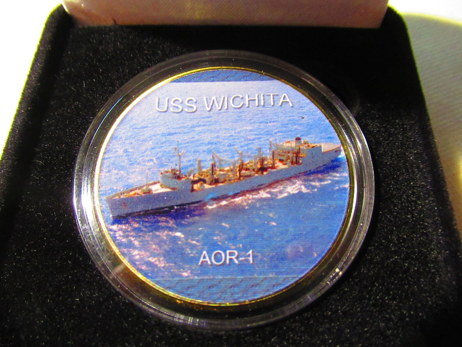 U S NAVY - USS Wichita (AOR-1) Challenge Coin - Etsy