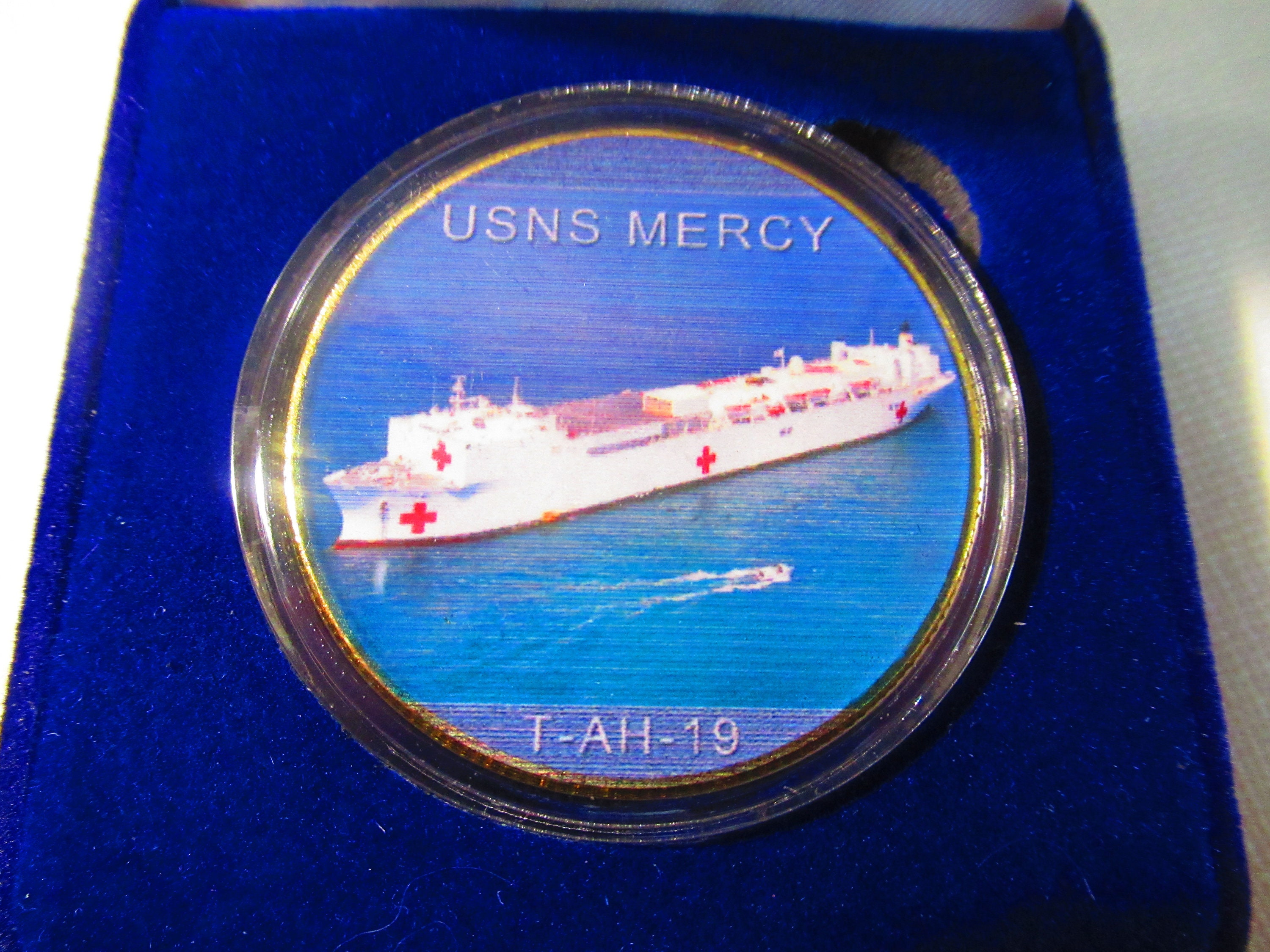 U S Navy USNS MERCY / T-AH-19 Challenge Coin | Etsy