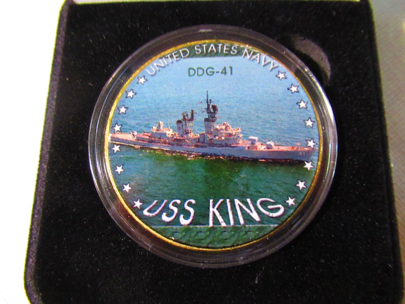 U S Navy USS KING DDG-41 Challenge Coin - Etsy
