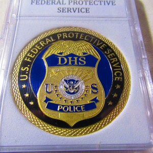 U S Federal Protective Service Challenge Coin - Etsy