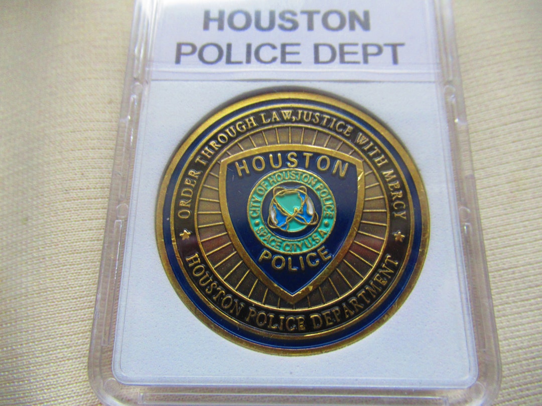 HOUSTON Police Dept. Challenge Coin - Etsy