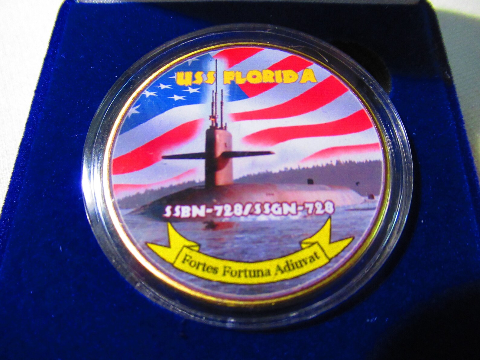 U S Navy Submarine USS FLORIDA / SSBN-728 Challenge Coin | Etsy