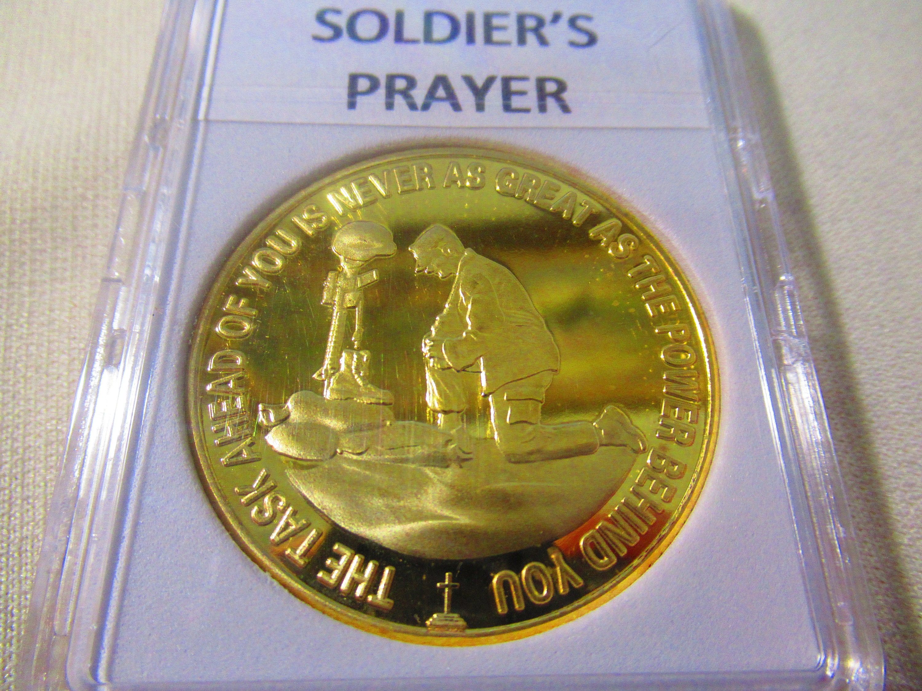 SOLDIER'S PRAYER Challenge Coin | Etsy
