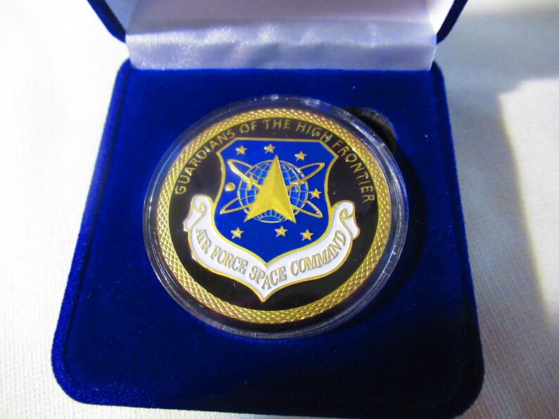 Air Force SPACE COMMAND Challenge Coin - Etsy