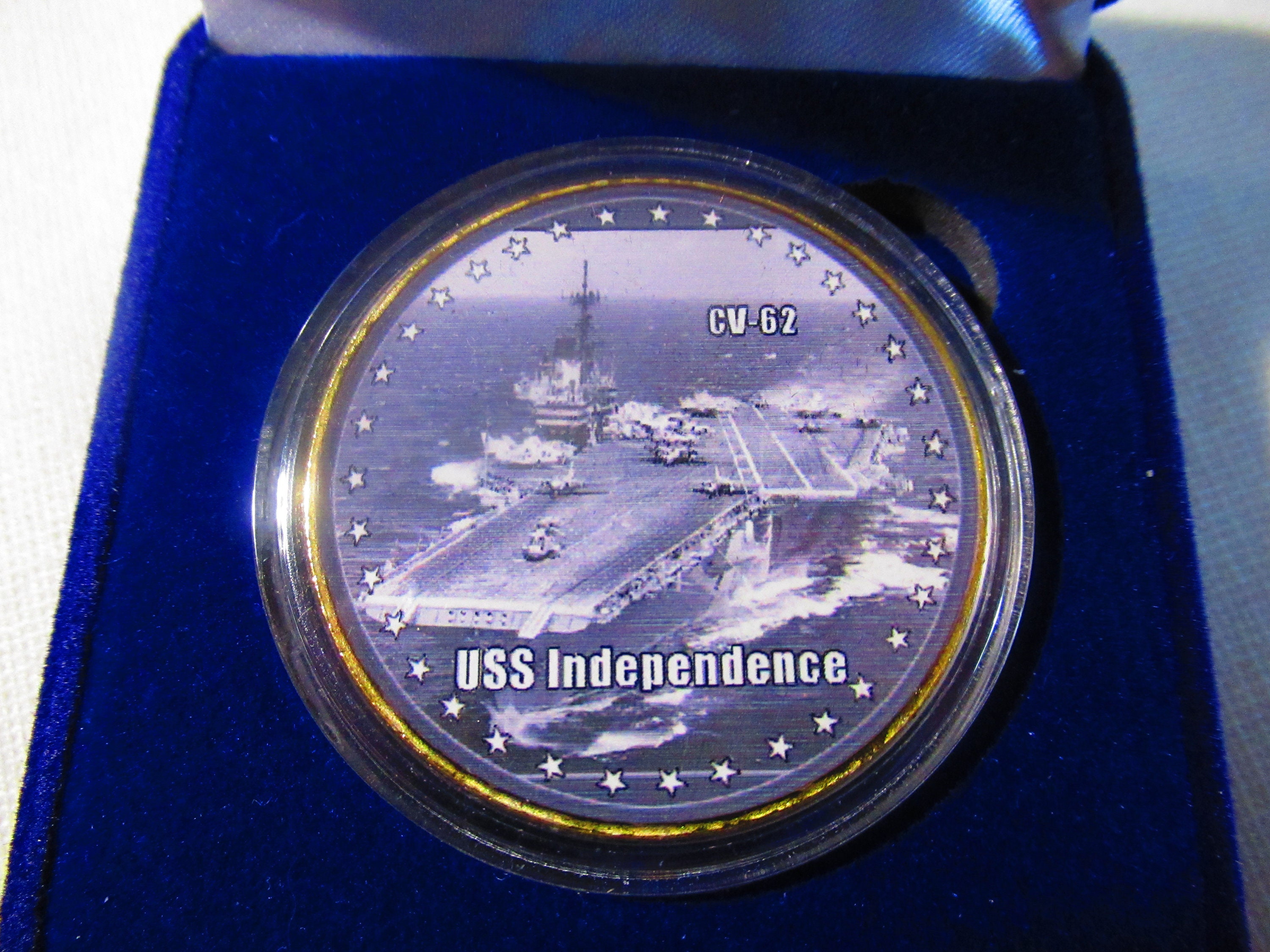 U S Navy - USS INDEPENDENCE CV-62 Challenge Coin - Etsy
