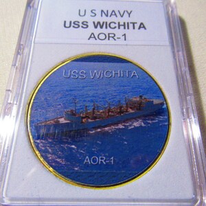 U S NAVY - USS Wichita (AOR-1) Challenge Coin - Etsy