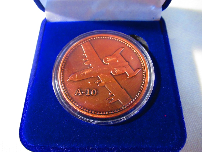 U S Air Force A-10 THUNDERBOLT II COPPER Challenge Coin - Etsy