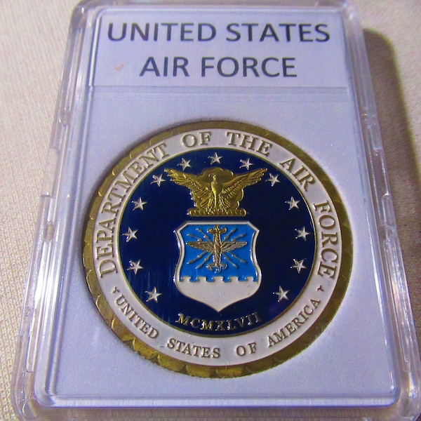 Air Force Coin Display - Etsy