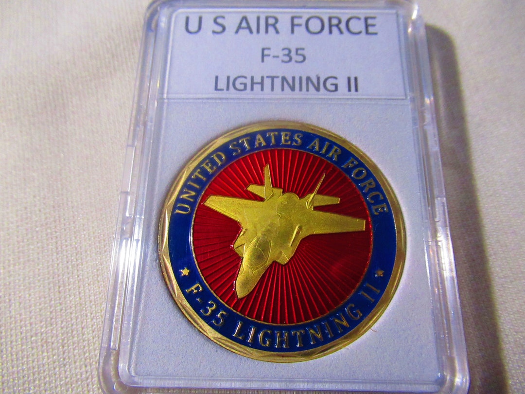 U S AIR FORCE F-35 Lightning II Challenge Coin - Etsy