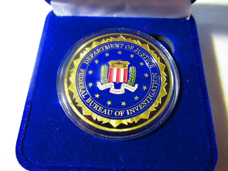 Federal Bureau of Investigation FBI Challenge Coin - Etsy