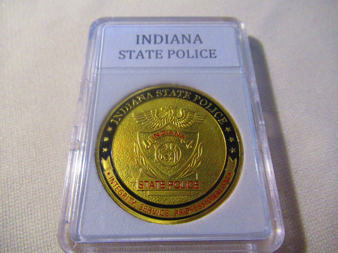 INDIANA STATE POLICE Challenge Coin - Etsy
