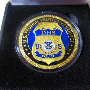 U S Federal Protective Service Challenge Coin - Etsy