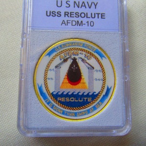 U S NAVY - USS Resolute AFDM-10 Challenge Coin - Etsy