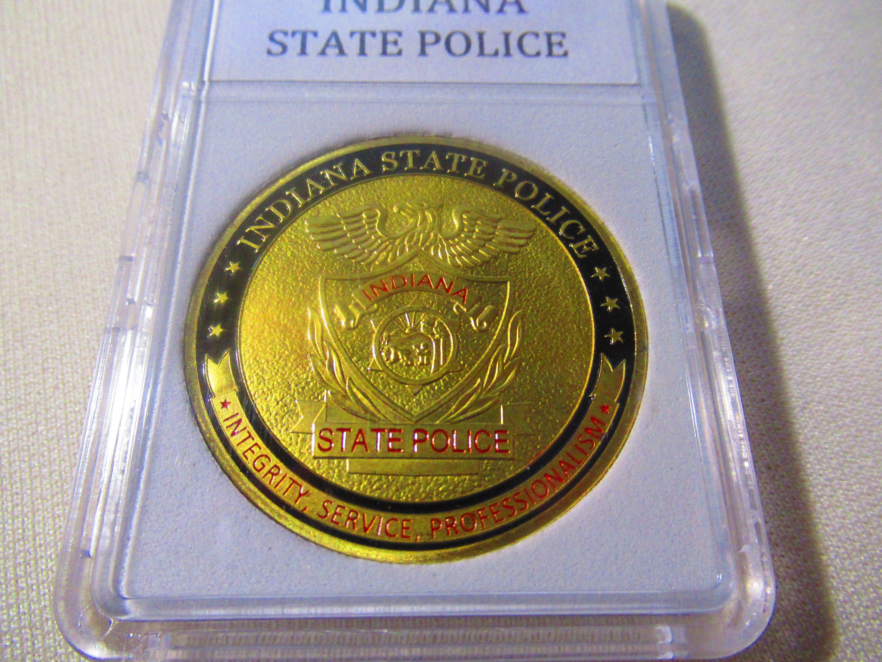 INDIANA STATE POLICE Challenge Coin - Etsy