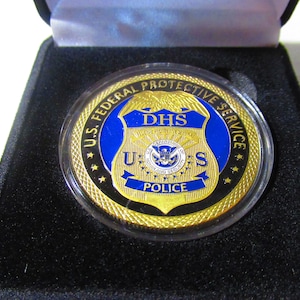 U S Federal Protective Service Challenge Coin - Etsy