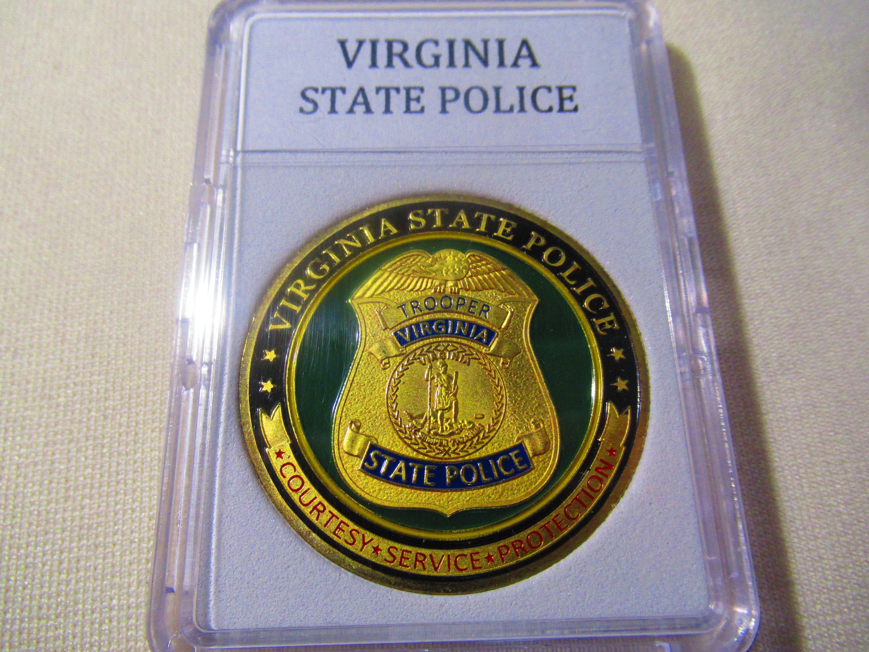 VIRGINIA STATE POLICE Challenge Coin - Etsy