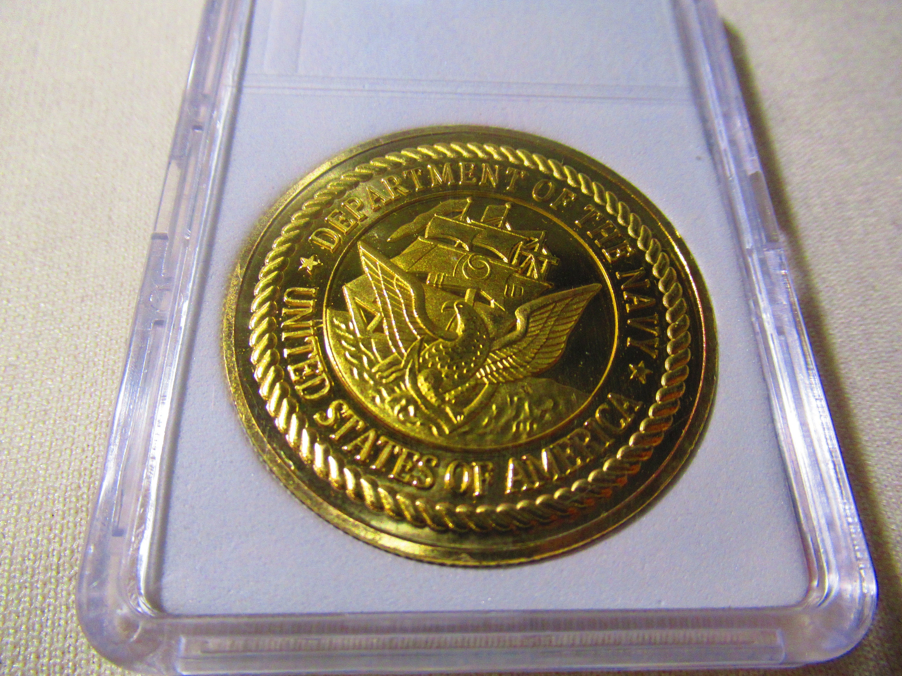 U S Navy USS Inchon LPH/MCS-12 Challenge Coin | Etsy