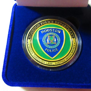 CITY OF HOUSTON Police Dept. Challenge Coin - Etsy
