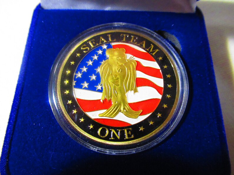 U S Navy SEAL TEAM ONE Challenge Coin - Etsy
