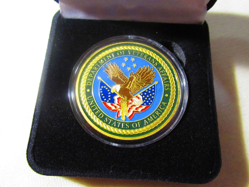 Dept of Veteran Affairs Challenge Coin - Etsy