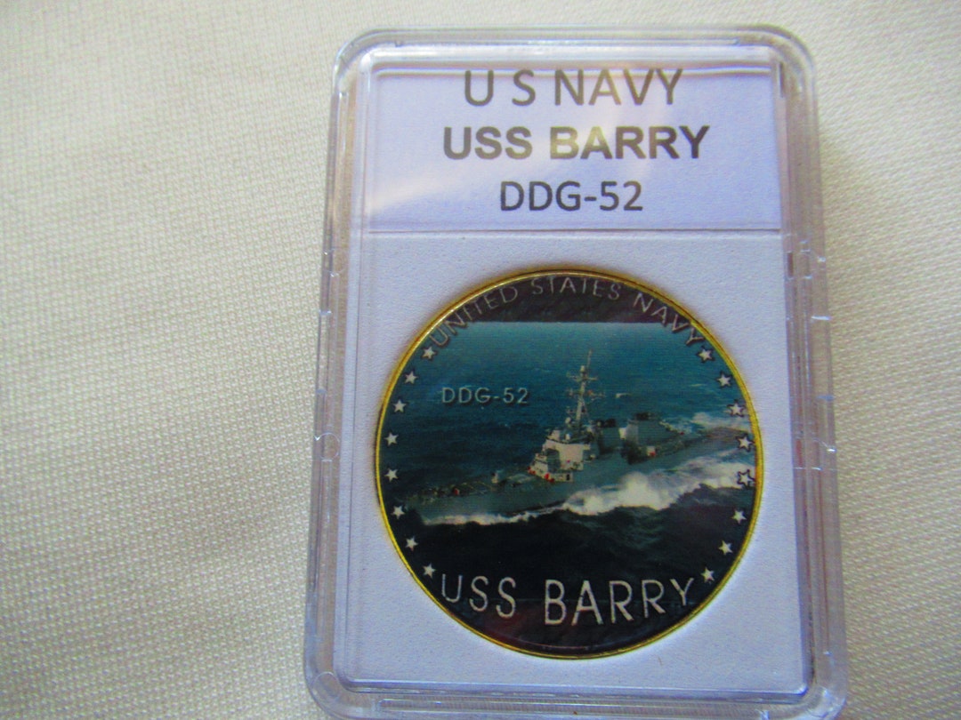 U S Navy - USS BARRY (DDG-52) Challenge Coin - Etsy