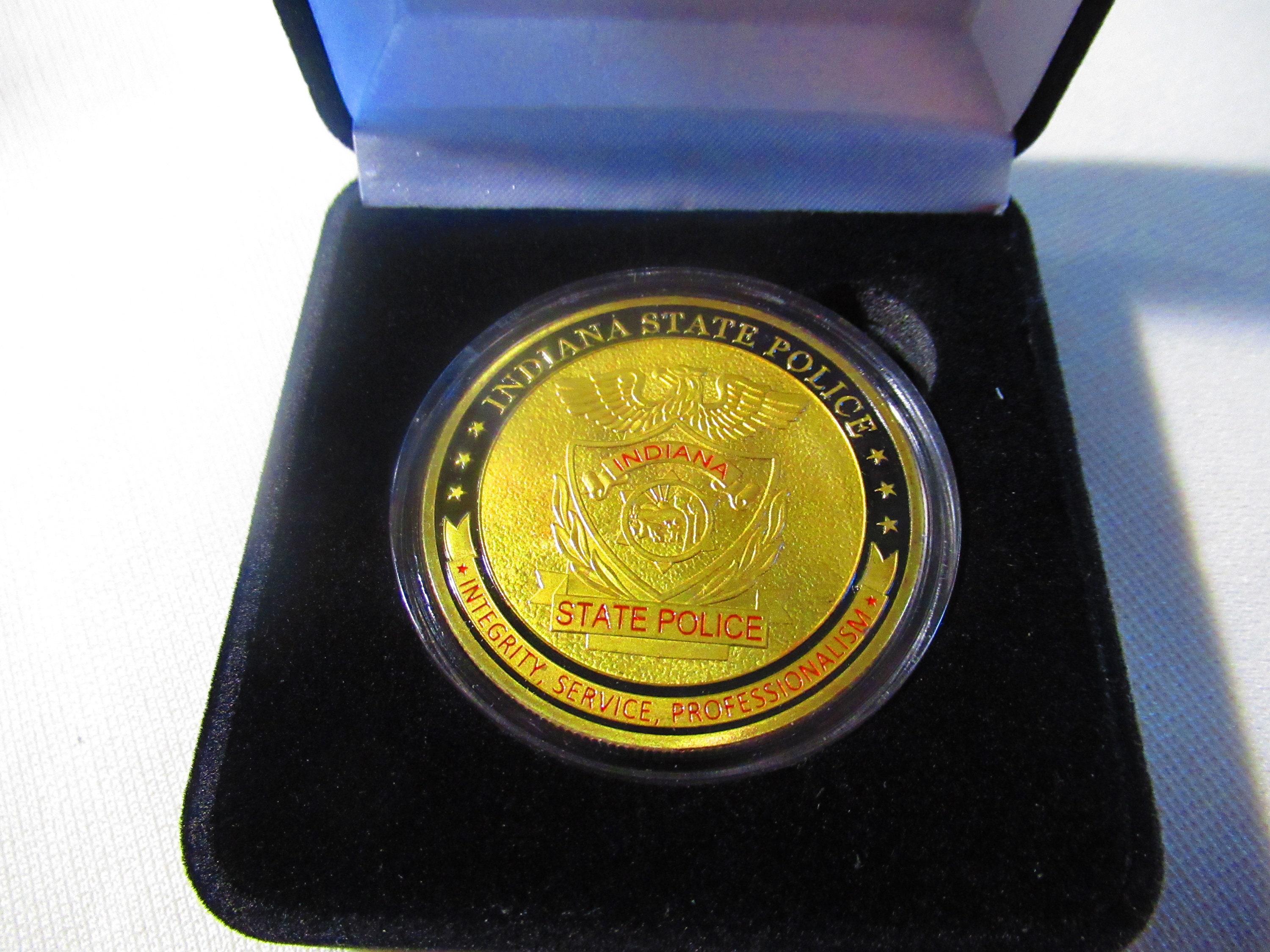 INDIANA STATE POLICE Challenge Coin - Etsy