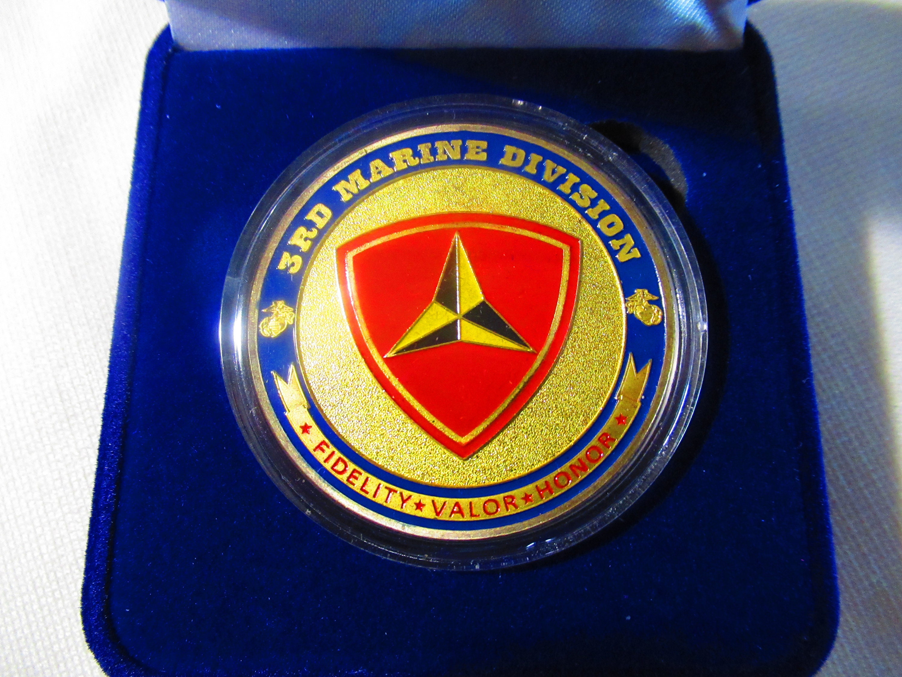 U S Marine Corps 3rd MARINE DIVISION Challenge Coin | Etsy