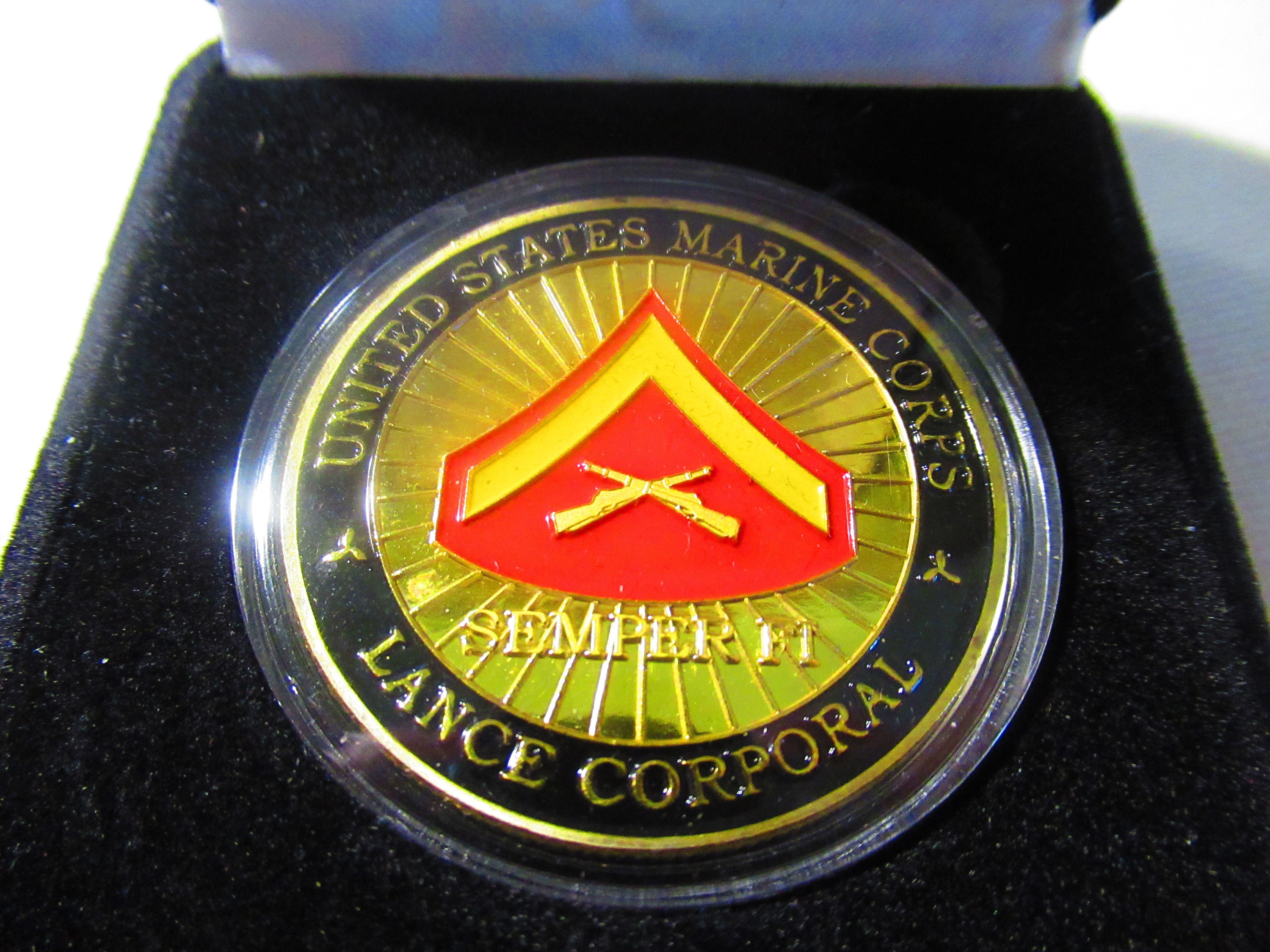 US Marine Corps " LANCE CORPORAL " Challenge Coin - Etsy