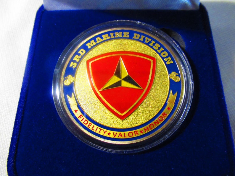 U S Marine Corps - 3rd MARINE DIVISION Challenge Coin - Etsy