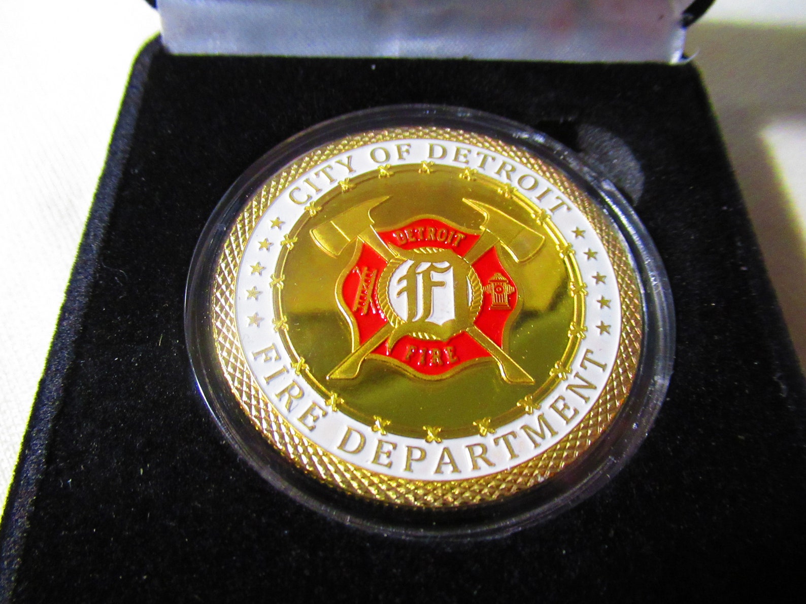 DETROIT Fire Dept. Challenge Coin - Etsy