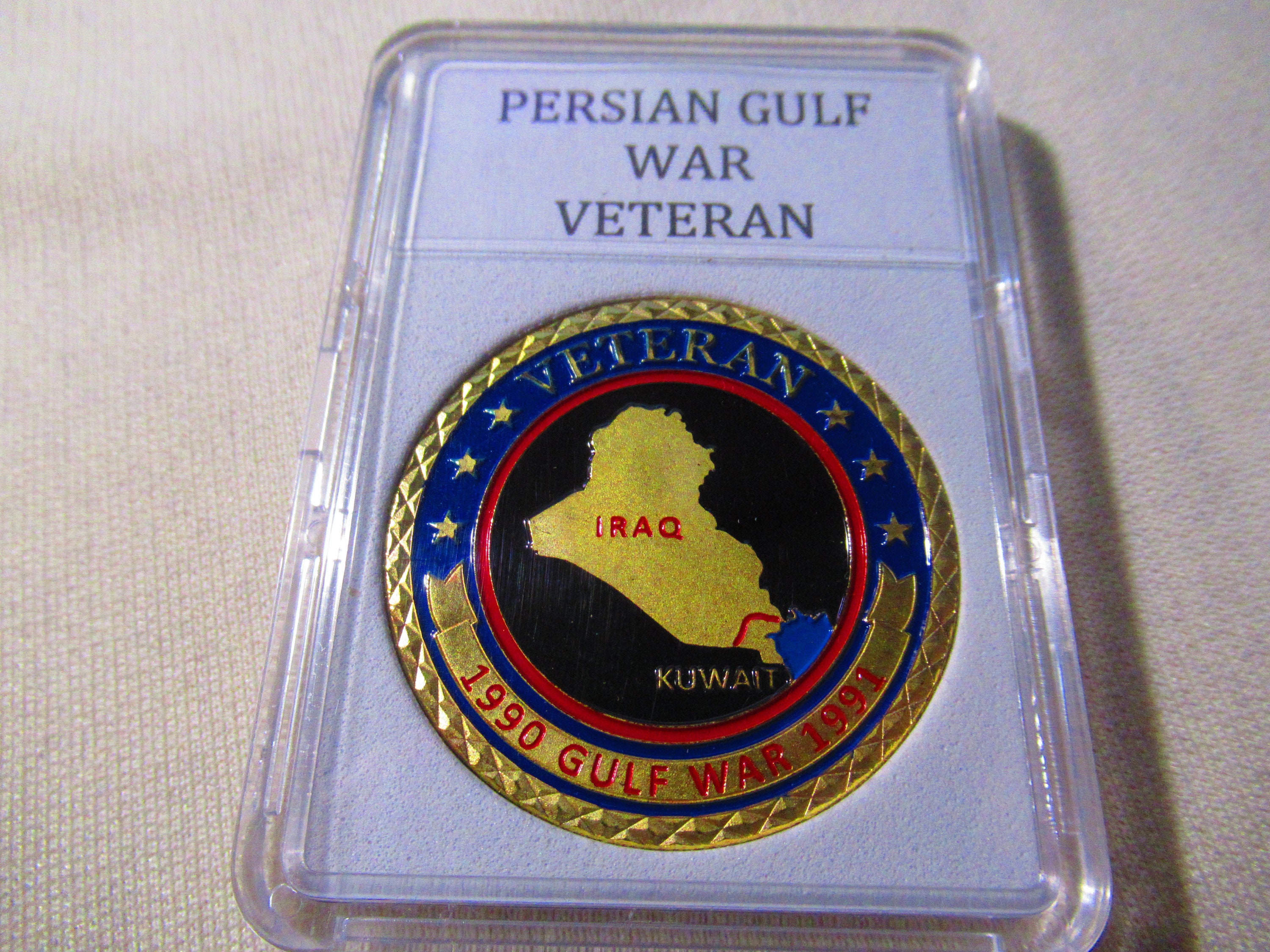 PERSIAN GULF WAR Veteran Challenge Coin - Etsy UK