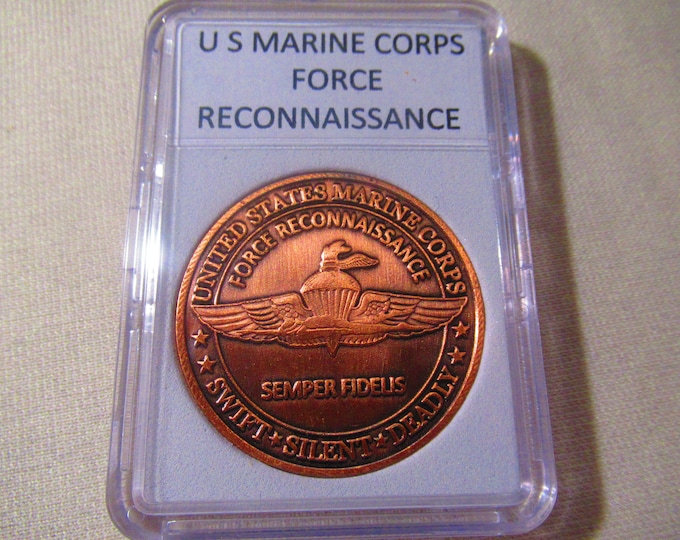 Marines Lucky Challenge Coin - Etsy