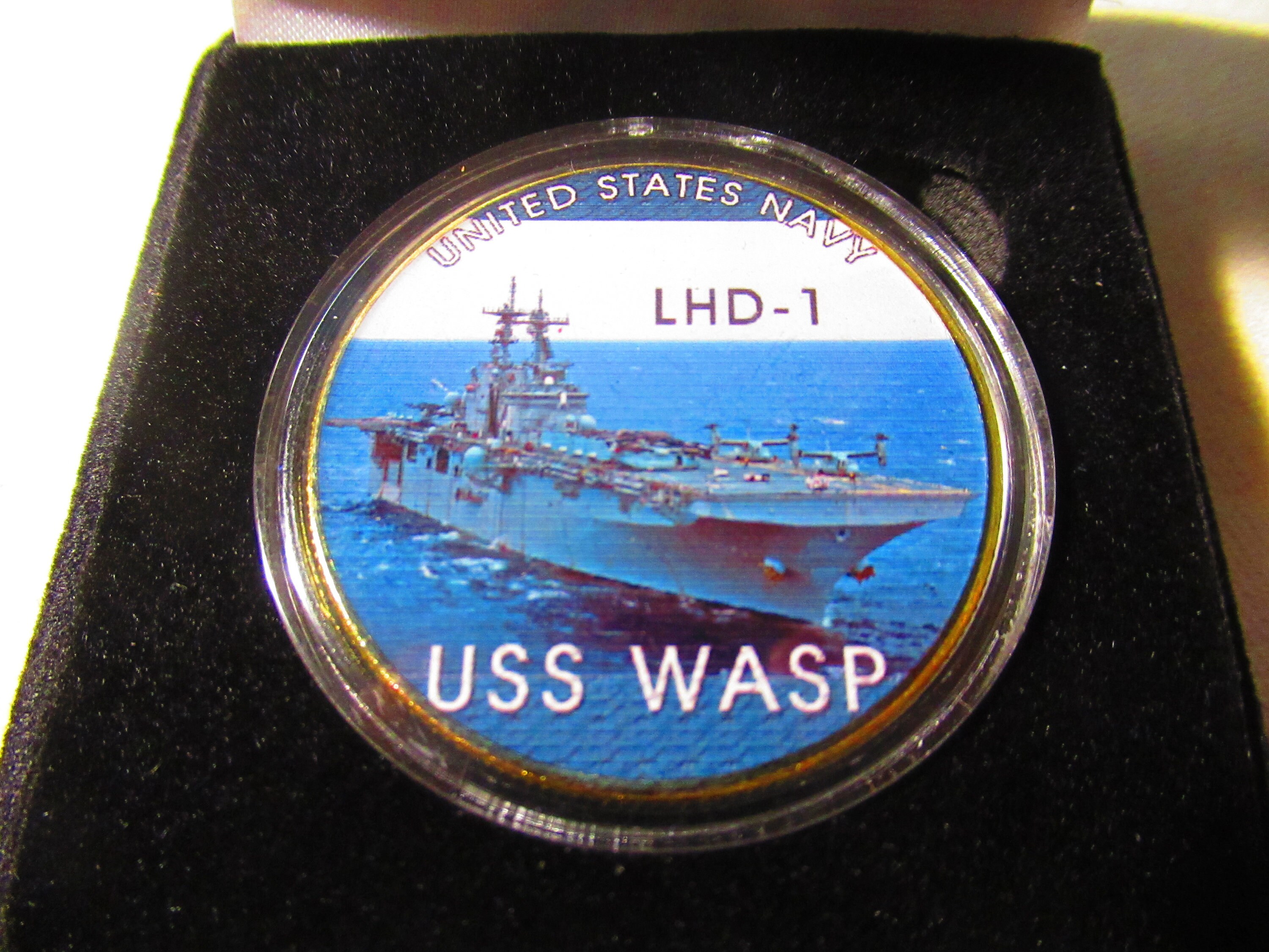 U S Navy USS WASP LHD-1 Challenge Coin | Etsy