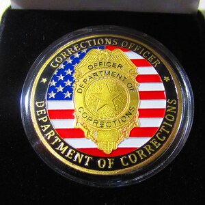 Department of Corrections Officer Challenge Coin - Etsy
