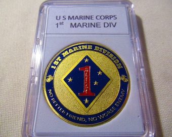 U S Marine Corps 2nd MARINE DIVISION Challenge Coin | Etsy